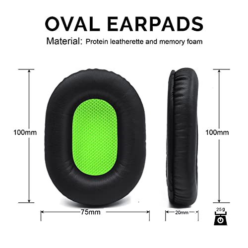 BlackShark Earpads - defean Replacement Ear Cushion Compatible with Razer BlackShark/ATH M40X / M50X / SteelSeries Arctis 1 3/5 / 7 / 9X & Pro Headphone