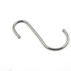 RuiLing 10 Pack Premium 4.5 inch Heavy Duty Stainless Steel S Hooks - S Shaped Hook - Hanger Hooks - Ideal for Hanging pots and Pans, Plants, Utensils, Towels etc. Set of 10