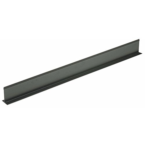 Shelf Divider T Shape Black Plastic - 30" L x 3" H