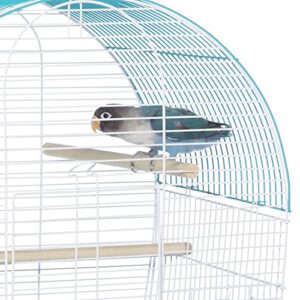 Prevue Pet Products South Beach Dome Top Bird Cage, Teal (SP50071),14 1/8" L x 11 1/4" W x 18 1/8" H