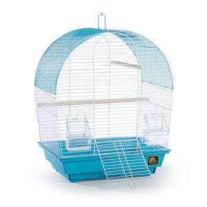 Prevue Pet Products South Beach Dome Top Bird Cage, Teal (SP50071),14 1/8" L x 11 1/4" W x 18 1/8" H