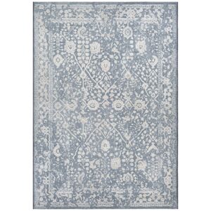 couristan marina lillian area rug slate blue/oyster, 5'3" x 7'6"