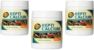 zoo med reptile calcium without vitamin d3 (8-ounce / 3 pack)