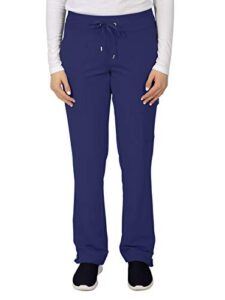 healing hands jogger scrubs for women 7 pocket hh360 women’s 9154 nikki womens joggers with drawstring navy l