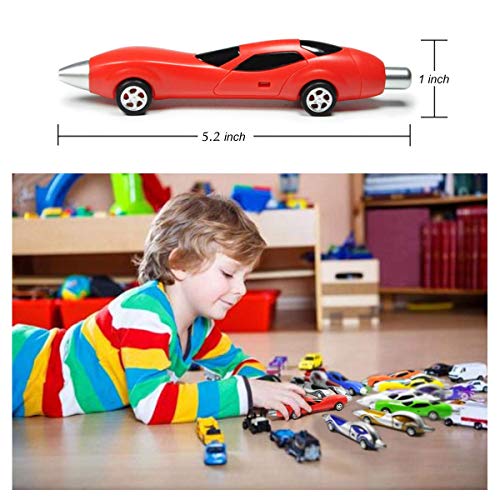 Littfun Cool Pens Fun Pens for kids Novelty Pens Cute Pens Interesting Racing Car Pens for Boys(set of 12)