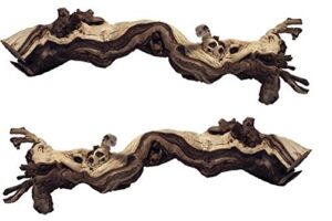 zoo med sandblasted grapevine, medium, 12-inch (2 pack)