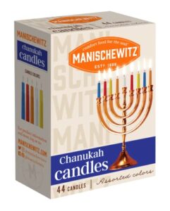 manischewitz chanukah candles, 44 ct