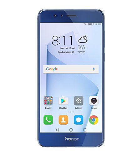 Huawei Honor 8 Dual Camera Unlocked Phone 64GB - Sapphire Blue - GSM - US Warranty