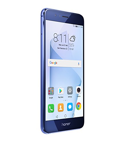 Huawei Honor 8 Dual Camera Unlocked Phone 64GB - Sapphire Blue - GSM - US Warranty