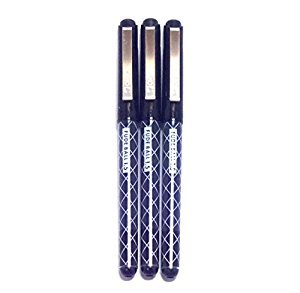 ohto fude ballpoint pen extra bold, 1.5mm, black ink, 3 pens per pack (japan import) (2 set)