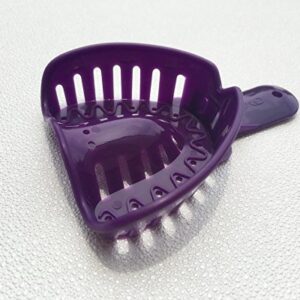 12pcs Dental Impression Tray Plastic New 6 Sizes Autoclavable for Adult/Children