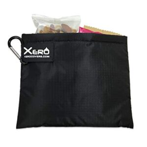 XeroCover Snack Sleeve: Insulated Sleeve Lunch Bag, Made in America (Black, Small)