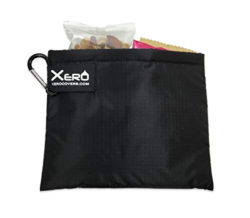 XeroCover Snack Sleeve: Insulated Sleeve Lunch Bag, Made in America (Black, Small)