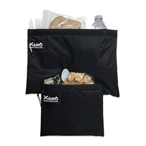 XeroCover Snack Sleeve: Insulated Sleeve Lunch Bag, Made in America (Black, Small)