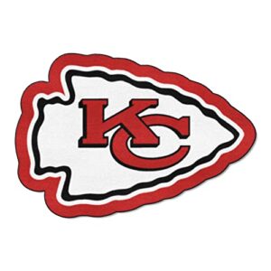 fanmats nfl - kansas city chiefs mascot rug , 3' x 4'