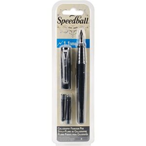 speedball 002900 calligraphy fountain pen 1.1mm - fountain pen - 1.1mm - black ink