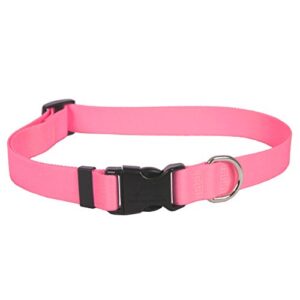 yellow dog design standard easy-snap collar, solid light pink, small 10" - 14"