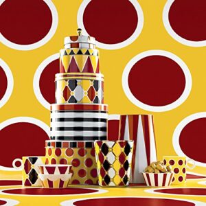 Alessi, Set 3 Circus All-Purpose Boxes, Set Of 3, Multicolor