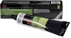 3m 08008 super weatherstrip adhesive, 08008, black, 5 oz tube