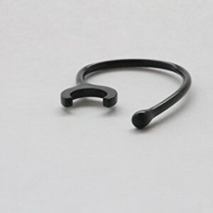 10 Pcs Black EarHook for Samsung HM6000 HM1900 HM3000 HM1600 HM1300 & 1 Free White EarHook