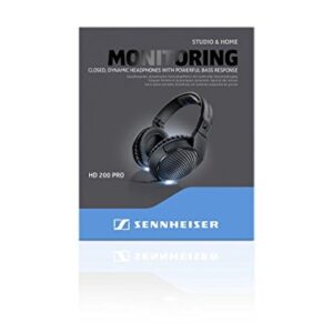 Sennheiser Professional HD 200 PRO Over-Ear Studio Headphones