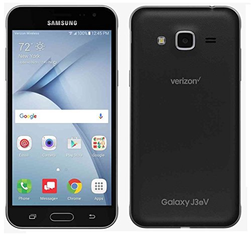 Samsung Galaxy J3 (2016) J320V Verizon CDMA 4G LTE Quad-Core Phone w/ 8MP Camera- Black