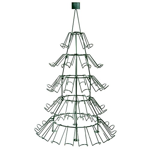 53" Tall Wine Bottle Christmas Tree Rack - Holds 60 Bottles