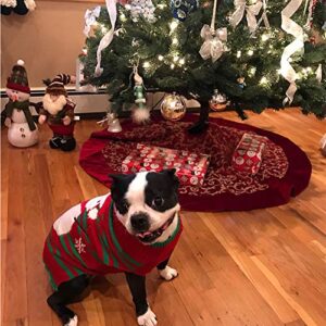 NACOCO Dog Snow Sweaters Snowman Sweaters Xmas Dog Holiday Sweaters New Year Christmas Sweater Pet Clothes for Small Dog and Cat (Snowman,M)