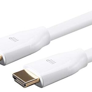 Monoprice Certified Premium HDMI Cable - White - 10 Feet | 4K@60Hz, HDR, 18Gbps, 28AWG, YUV 4