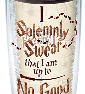 Tervis Made in USA Double Walled Harry Potter I Solemnly Swear Insulated Tumbler Cup Keeps Drinks Cold & Hot, 16oz, Classic