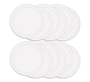 abn 32oz paint mixing cup lids 12 pack - epoxy resin supplies automotive paint mixing cup lids, clear plastic quart epoxy measuring cup lids