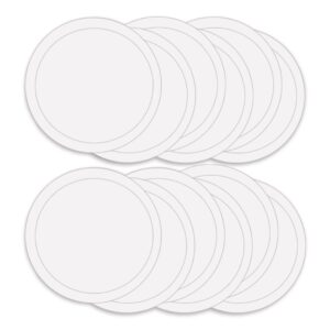 ABN 32oz Paint Mixing Cup Lids 12 Pack - Epoxy Resin Supplies Automotive Paint Mixing Cup Lids, Clear Plastic Quart Epoxy Measuring Cup Lids