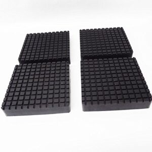 rubber lift pad set bendpak 2 post square slip on style 5715365x