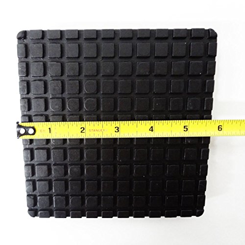 Rubber lift pad set Bendpak 2 post square slip on style 5715365x