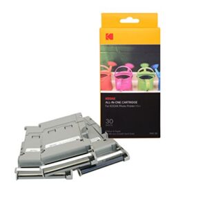 Kodak Mini Photo Printer Cartridge PMC - All-in-One Paper & Color Ink Cartridge Refill - 30 Pack (Compatible ONLY with Original MINI Printer, NOT Mini2, Mini Shot)