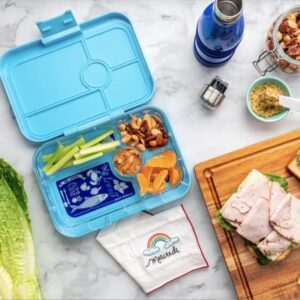 Yumbox TAPAS Larger Size Leakproof Bento Lunch Box (Antibes Blue)