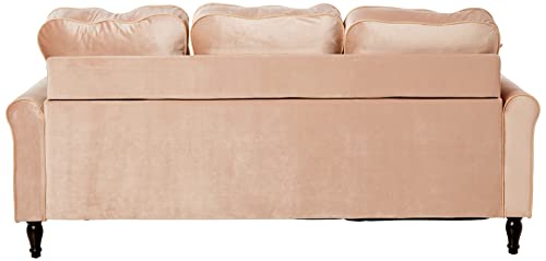 Divano Roma Furniture Classic Sectional, Champaign