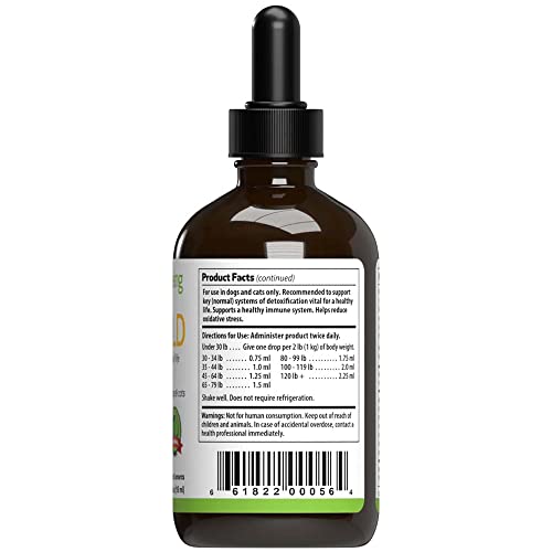 Pet Wellbeing Life Gold for Dogs and Cats - Vet-Formulated - Immune Support and Antioxidant Protection - Natural Herbal Supplement 4 oz (118 ml)