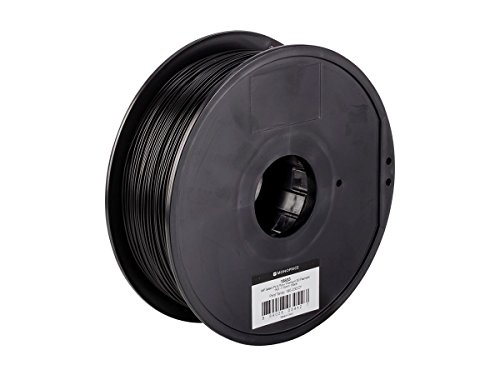 Monoprice PLA Plus+ Premium 3D Filament - Black - 1kg Spool, 1.75mm Thick | Biodegradable | Same Strength As Standard ABS | For All PLA Compatible Printers (115833)