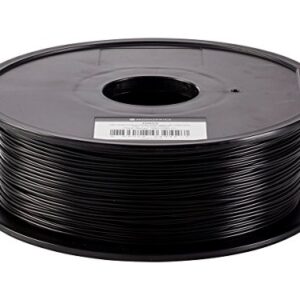 Monoprice PLA Plus+ Premium 3D Filament - Black - 1kg Spool, 1.75mm Thick | Biodegradable | Same Strength As Standard ABS | For All PLA Compatible Printers (115833)