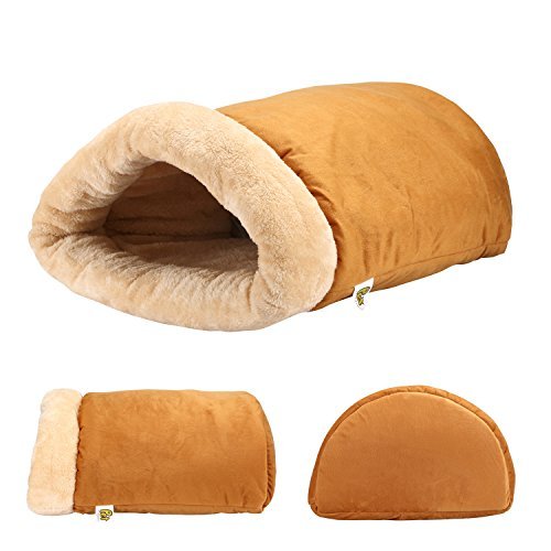 Pet Magasin Self Warming Cat Cave Bed with 4-Way Cat Hideaways