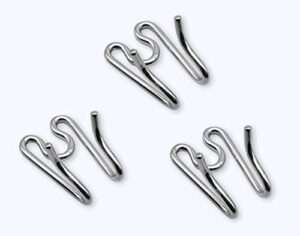 2.25mm herm sprenger prong collar extra links chrome plated (3 pack)