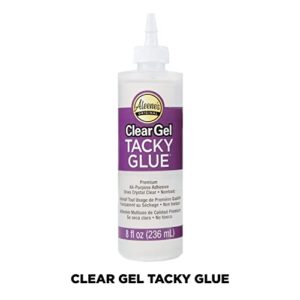 Aleene's Clear Gel Tacky Glue 3 Pack, 8 oz, 8 FL OZ, 24