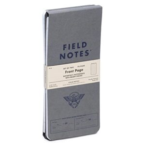 Field Notes - Front Page 2-Pack of Reporter's Notebooks - 3.75" x 8"