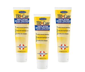 (3 pack) farnam tri-care 3-way wound treatment 4-ounce each