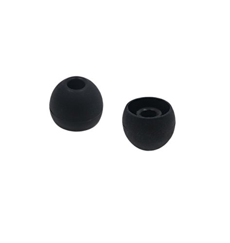 ALXCD Eartips for CX200 CX 300 Earbud, SML 3 Sizes 6 Pairs Silicone Replacement Ear Tips Ear Adapter Set, Fit for Earphone CX200 CX 3.00 CX 300 II [Black](6 Pair)