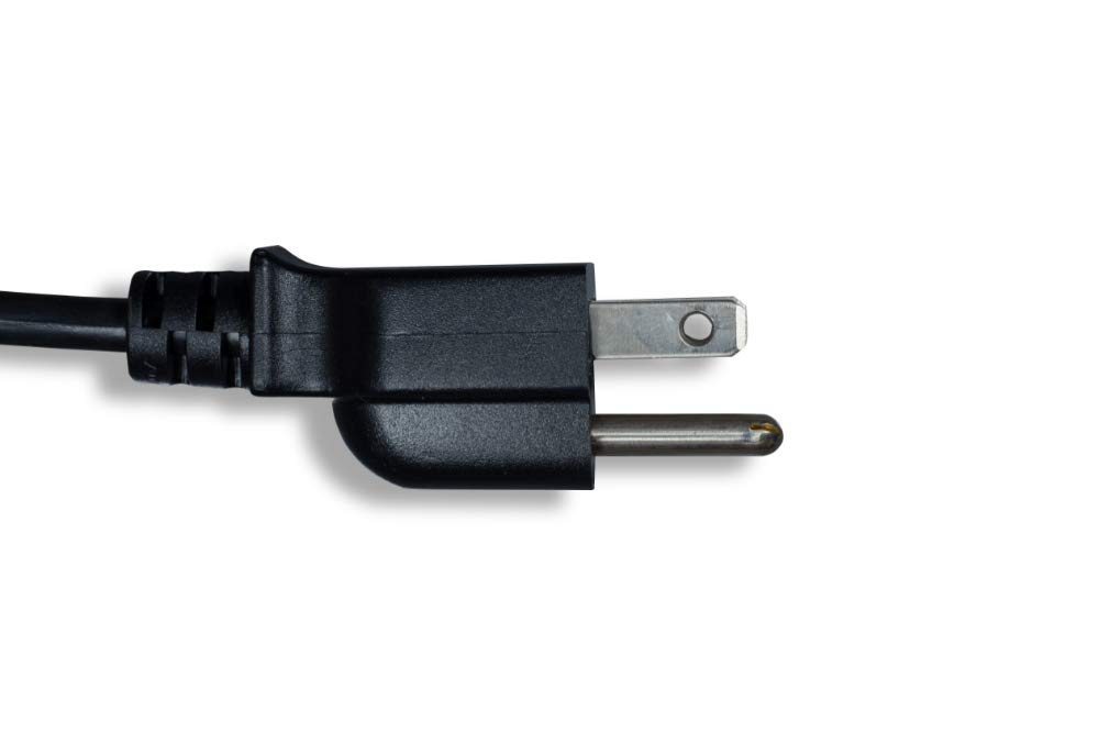 Cablelera ZADA36PQ-Y-P2 Power Cord Extension & Splitter, NEMA 5-15P to NEMA 5-15R x 2, 13A, 125V (Black)