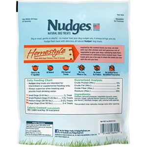 Blue Buffalo Nudges Homestyle Natural Dog Treats, Chicken, 10oz Bag