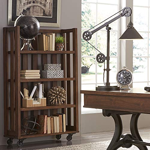 Liberty Furniture Industries Arlington House Open Bookcase, W37 x D15 x H60, Medium Brown