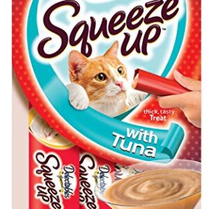 Hartz Delectables Squeeze Up Cat Treat, Tuna, 4Ct by HARTZ